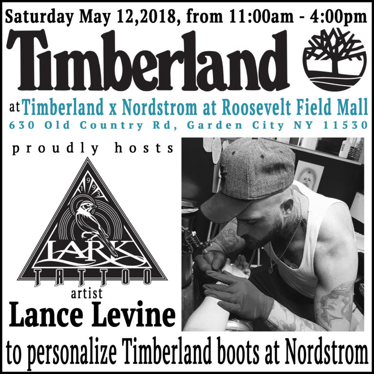 Timberland hosts Lark Tattoo artist LANCE LEVINE at Timberland x ...