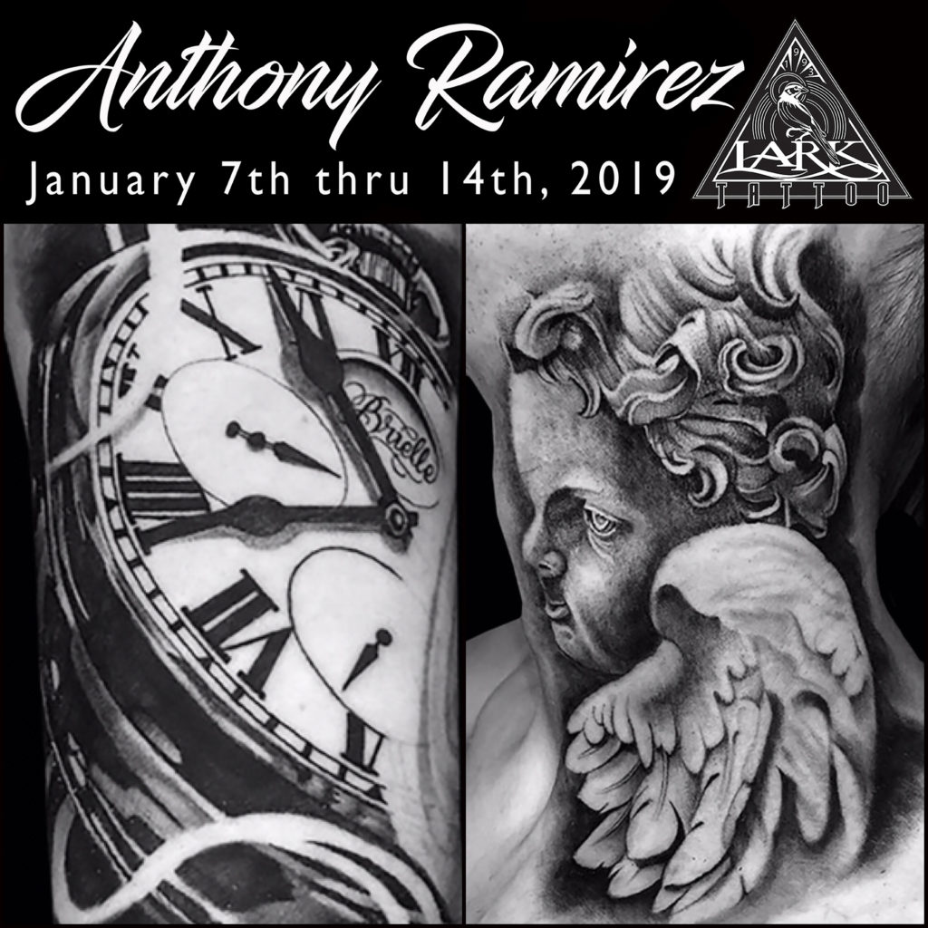Anthony “Fresh Ink” Ramirez guest spot 1/7/19-1/14/19