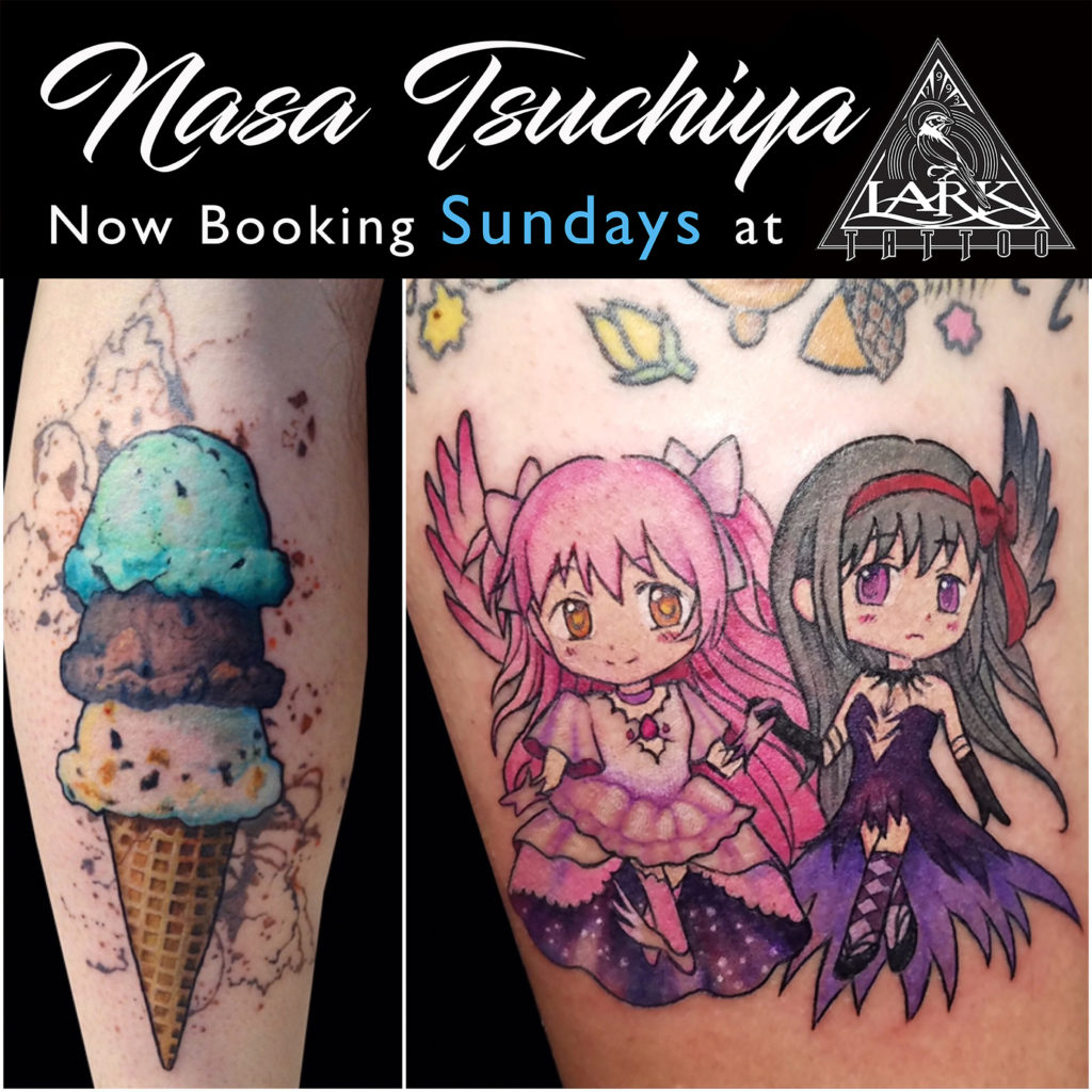 Nasa Tsuchiya is now taking bookings every SUNDAY at Lark Tattoo - Lark ...